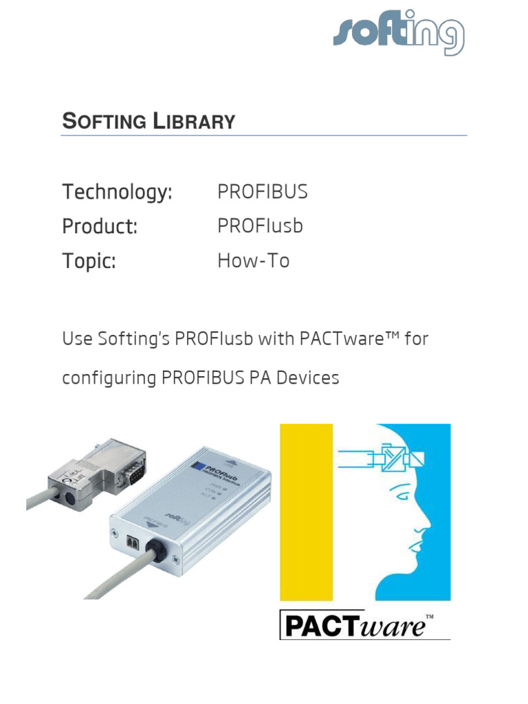 Howto Profiusb With Pactware | PDF | Usb | Computer Network