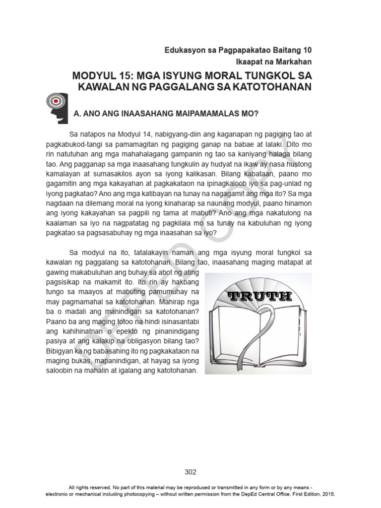 GROUP-2 EsP10 LM U4 | PDF