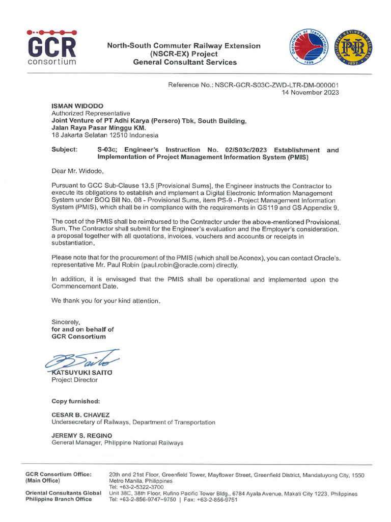 NSCR GCR S03C ZWD LTR DM 000001 | PDF