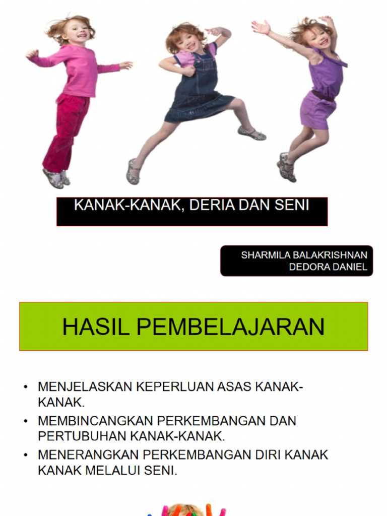 Kanak-Kanak, Deria Dan Seni (Dedora, Sharmila) | PDF