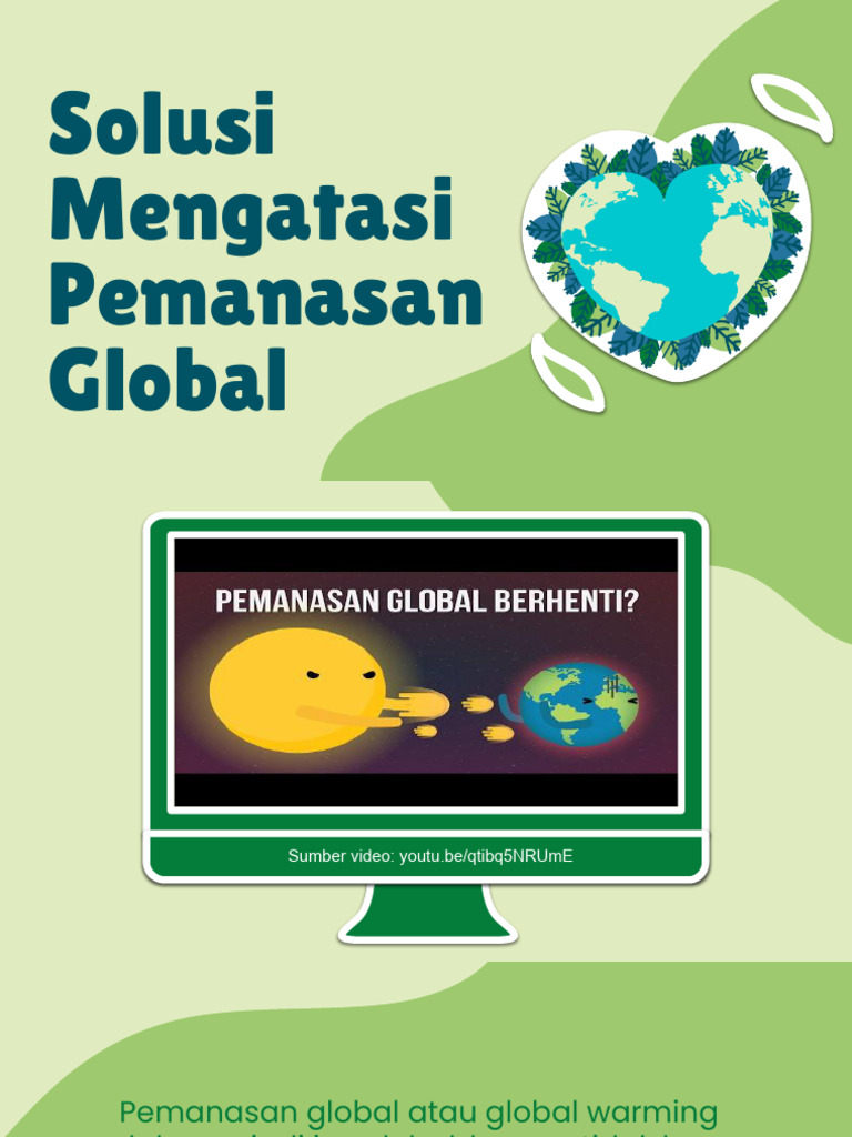 Solusi Mengatasi Pemanasan Global | PDF