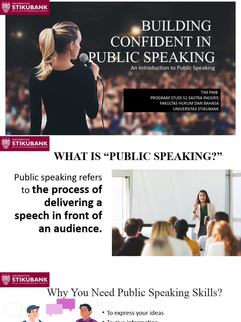 Building Confident in Public Speaking | PDF | Public Speaking ...