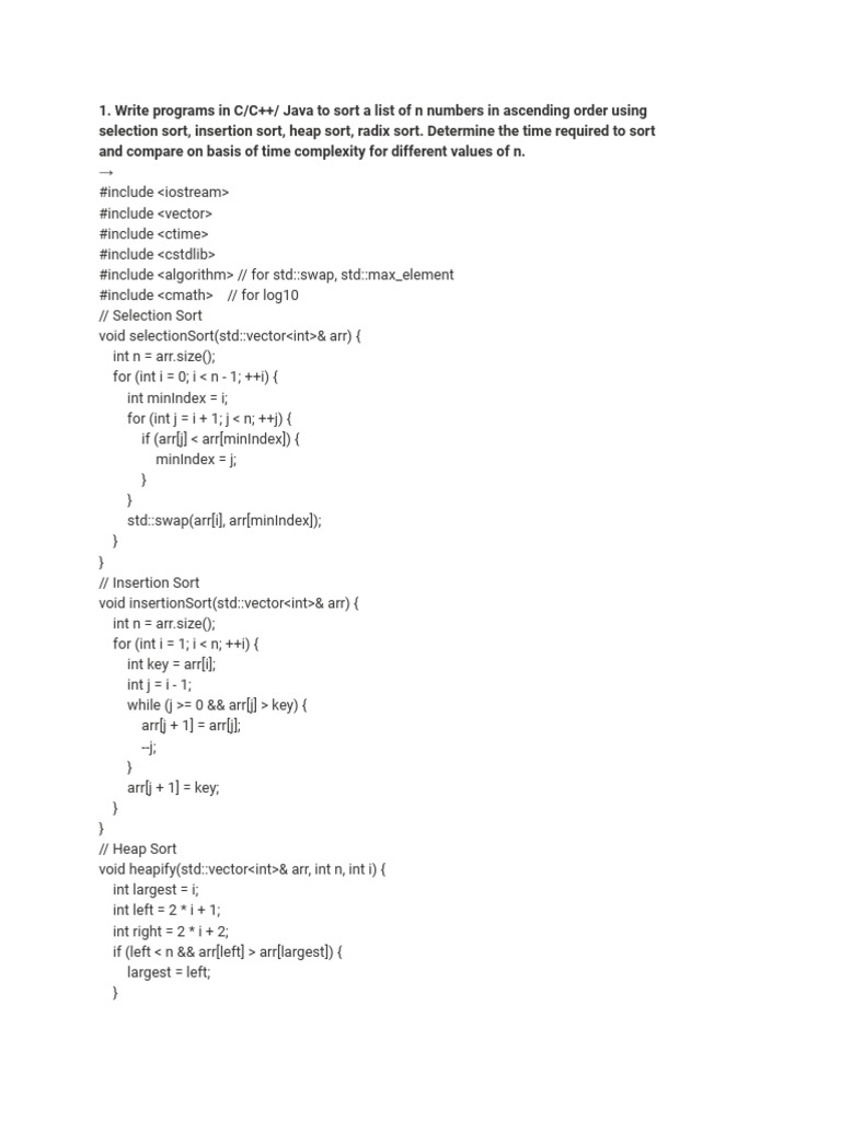 Assignment No 1 Pdf Algorithms And Data Structures Algorithms 7100