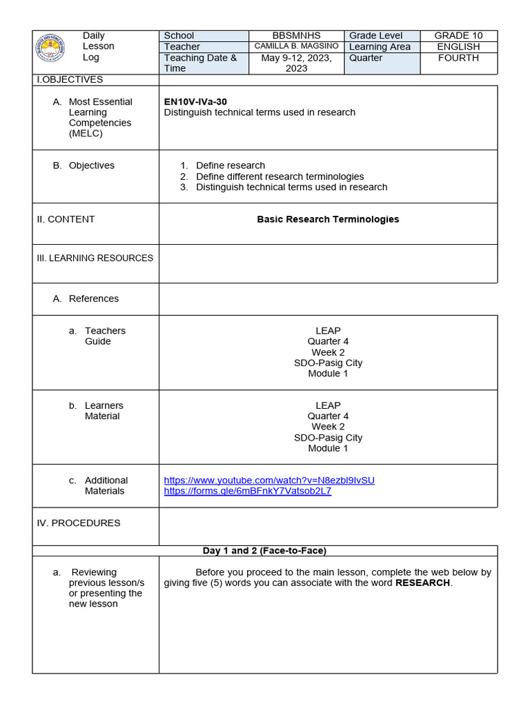 research-terminologies | PDF | Information | Data