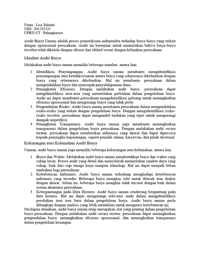 Tugas 2 Audit SDM | PDF