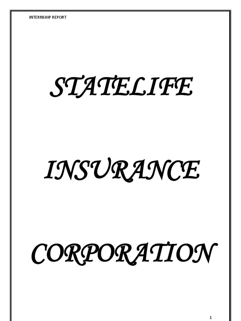 State Life Insurace | PDF | Insurance | Life Insurance