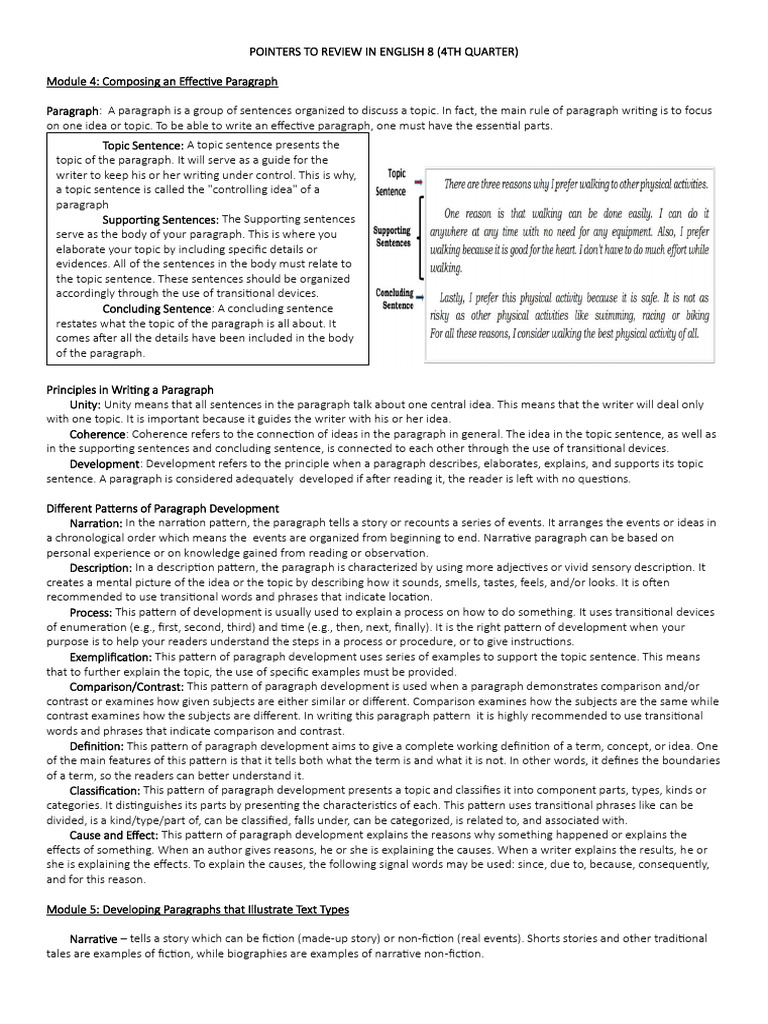 Effective Paragraph Writing Guide | PDF | Speech | Cognitive Science
