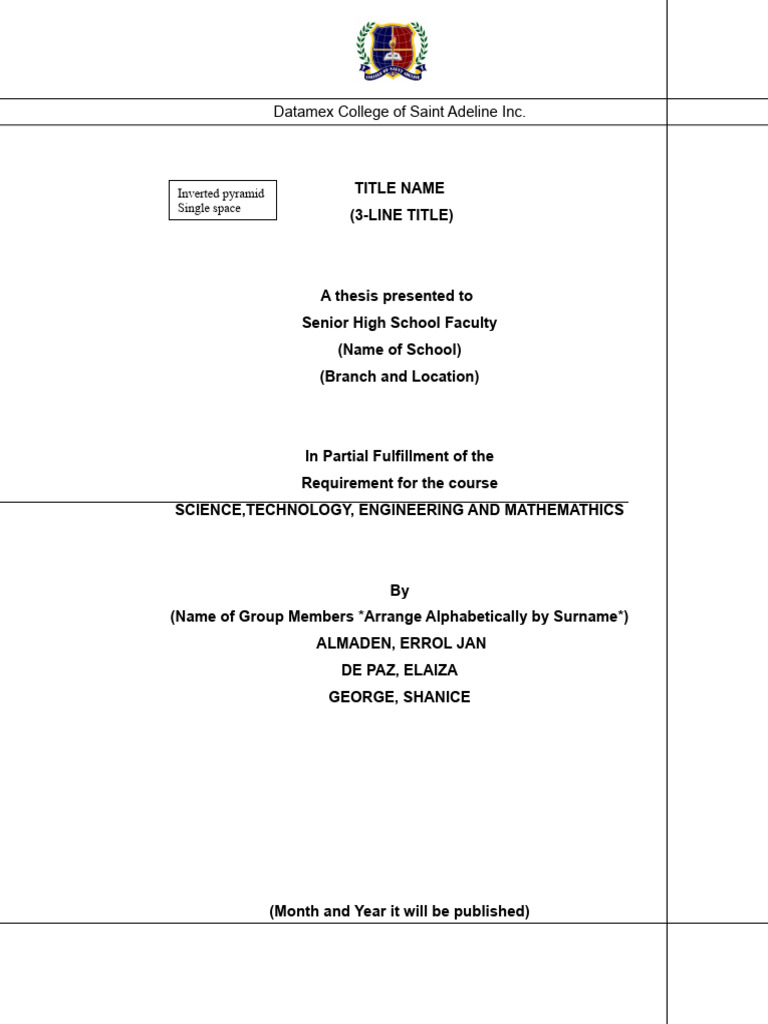 Research Format | Download Free PDF | Data | Methodology