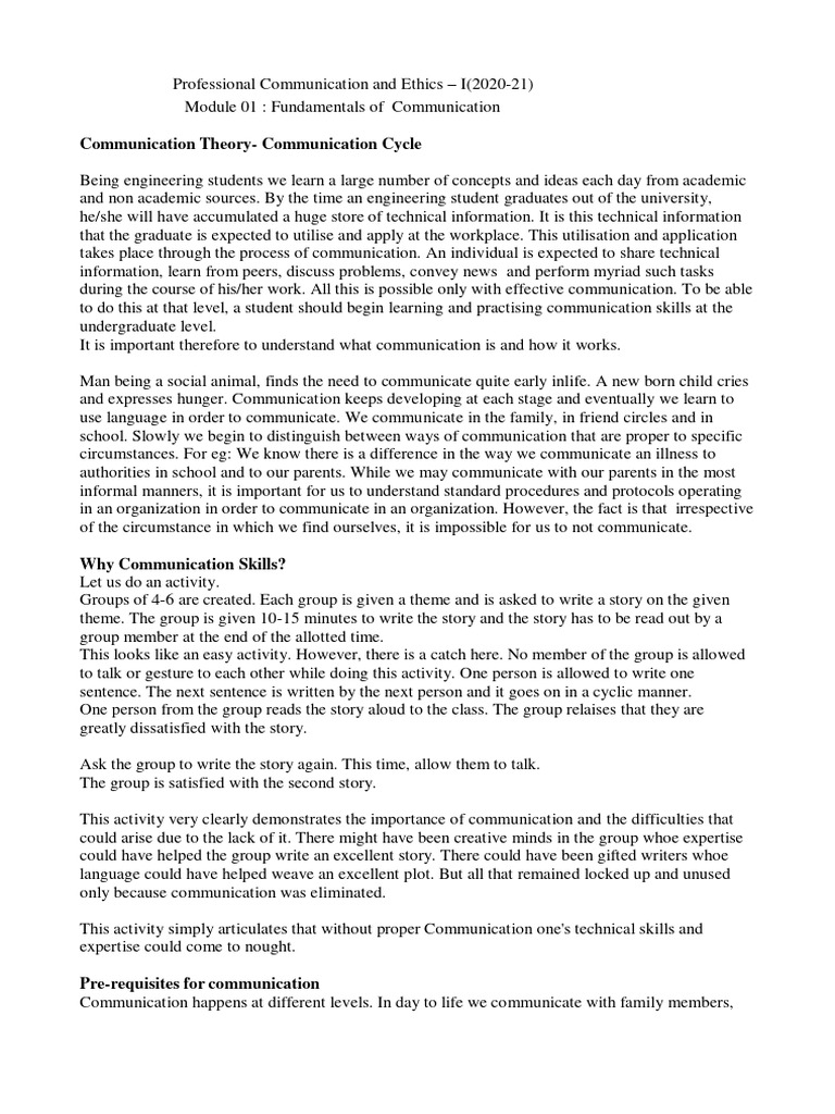 Process of Communication and Its Components | Download Free PDF | Communication | Information