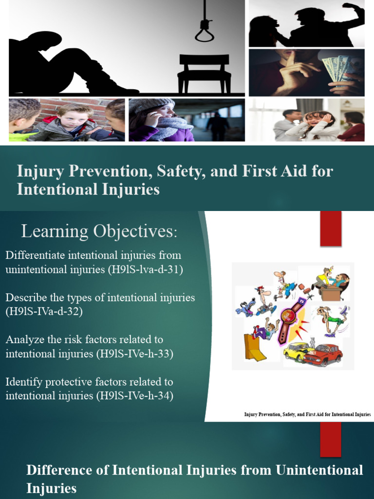 QTR 4 Injury Prevention Safety and First Aid For Unintentional Injuries ...