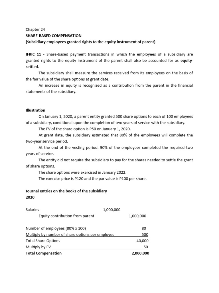 Subsidiary Employees Granted Rights... | PDF | Option (Finance ...
