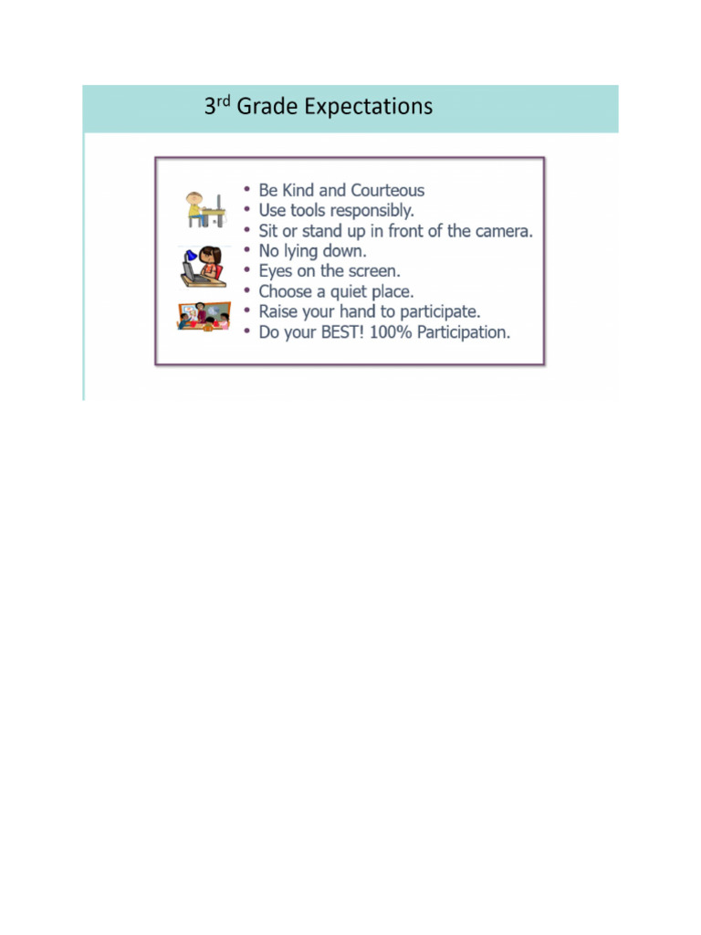 Classroom Expectations for Online Tools | PDF