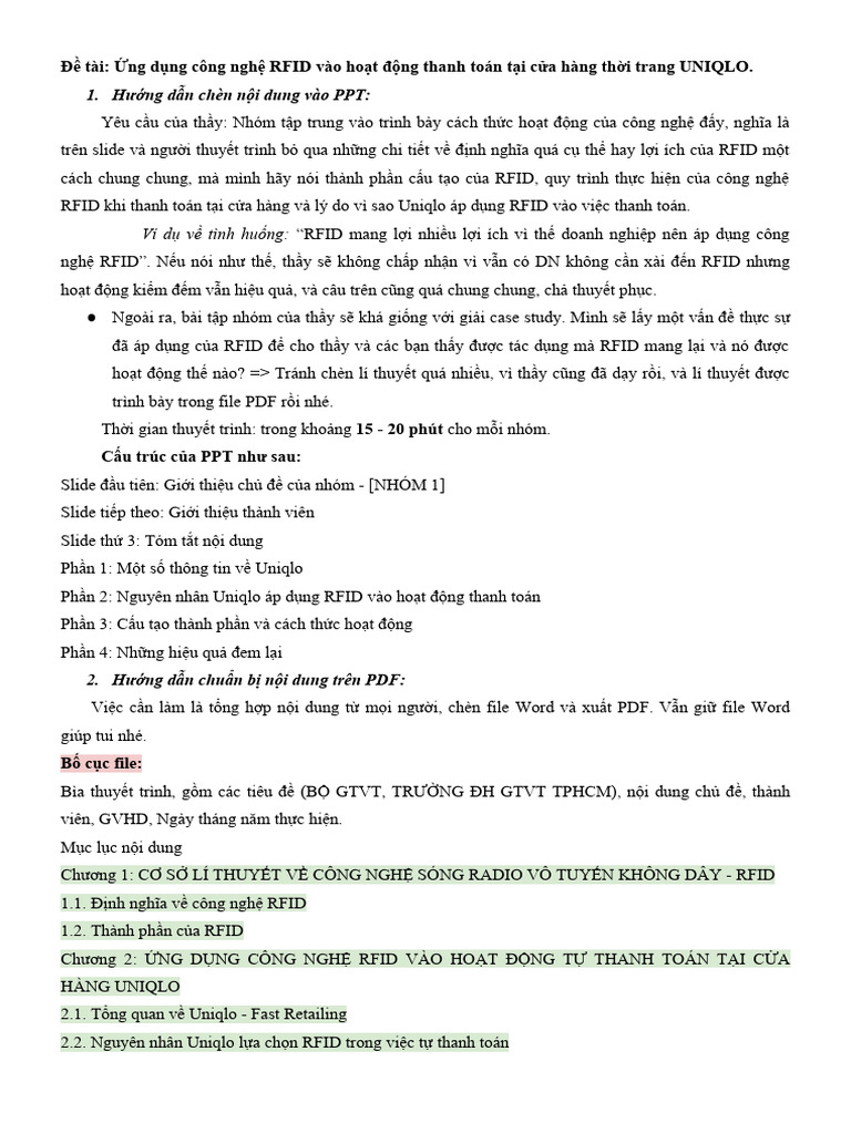 Plan TT HTTT Logistics - Nhóm 1 | PDF