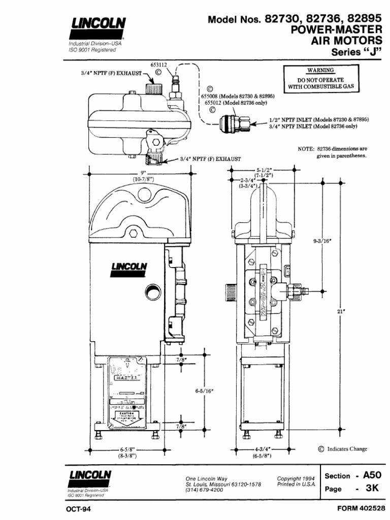 Power-Master II Air Motor | PDF | Valve | Screw