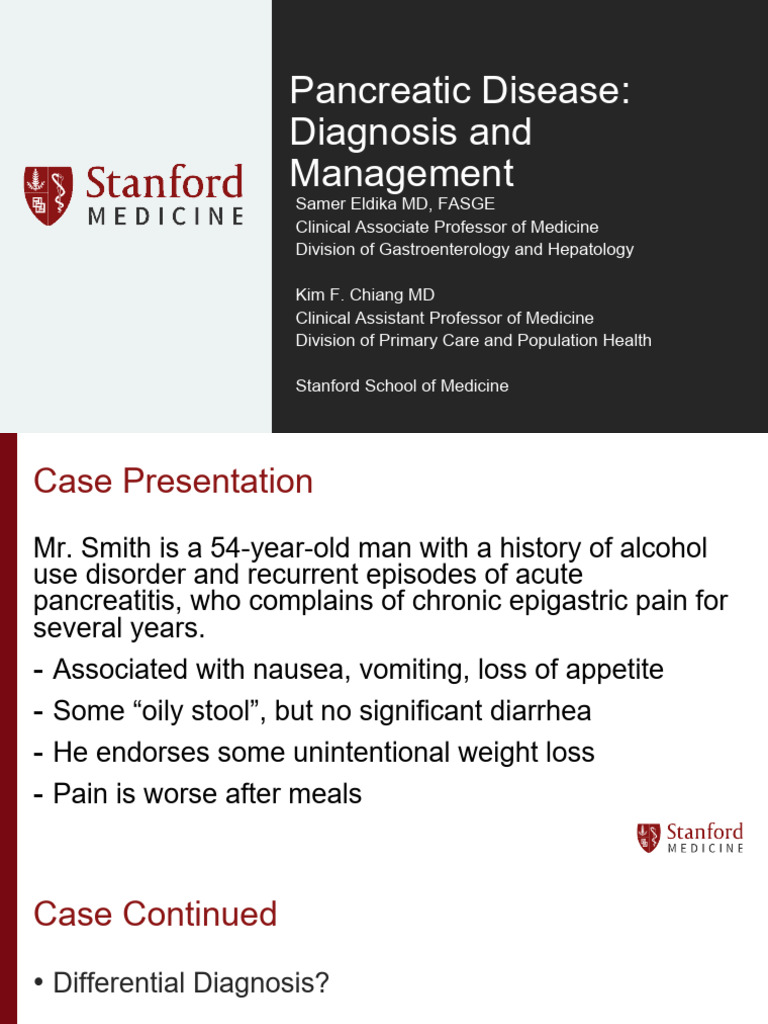 Management of GI Disorders in A Primary Care Setting - Pancreatic Disease - Diagnosis and ...