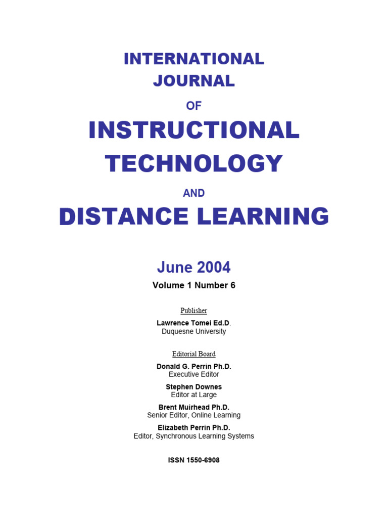 June 04 | PDF | Educational Technology | Distance Education