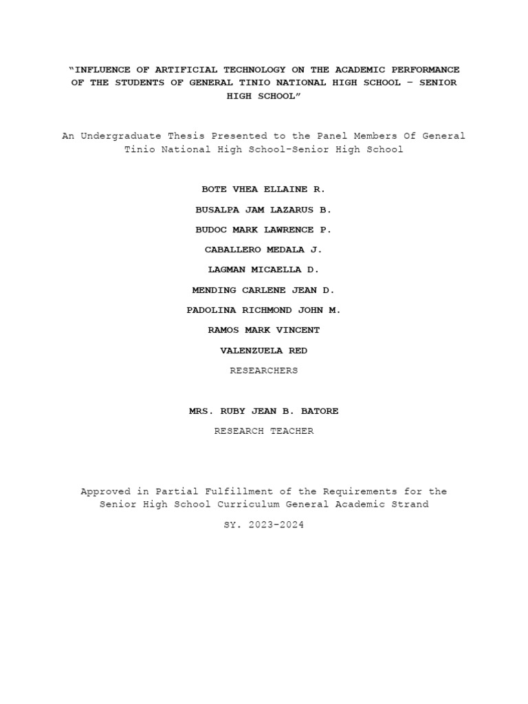 Research G4 1 1 | PDF | Artificial Intelligence | Intelligence (AI ... Research G4 1 1 | PDF | Artificial Intelligence | Intelligence (AI ...