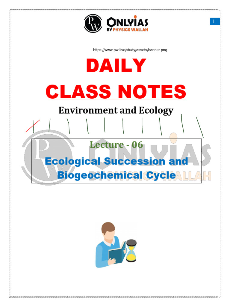 Ecological Succession and Cycles Overview | PDF | Carbon Cycle | Ecosystem