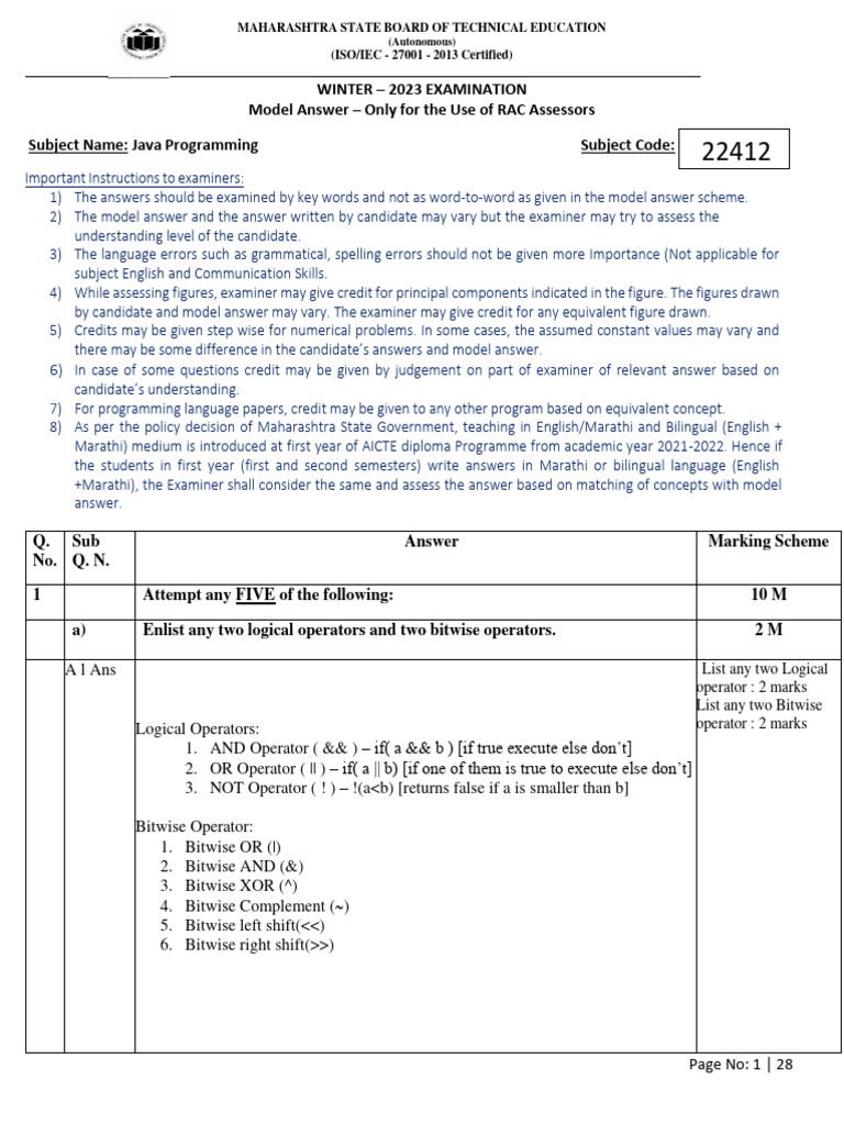 JPR w23, s23, w22, s22, w19, s19 | PDF | Method (Computer Programming) | Inheritance (Object ...