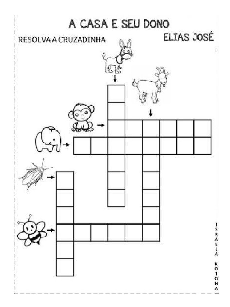 Cruzadinha A Casa e Seu Dono | PDF