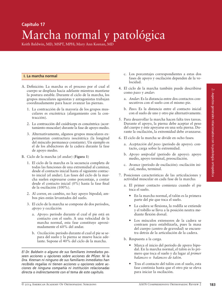 AAOS Cap 17 | PDF | Rodilla | Pie