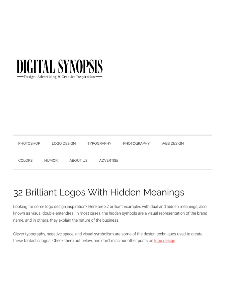 32 Brilliant Logos With Hidden Meanings Download Free Pdf Logos