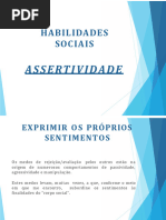 Treino de Assertividade - 1 | PDF
