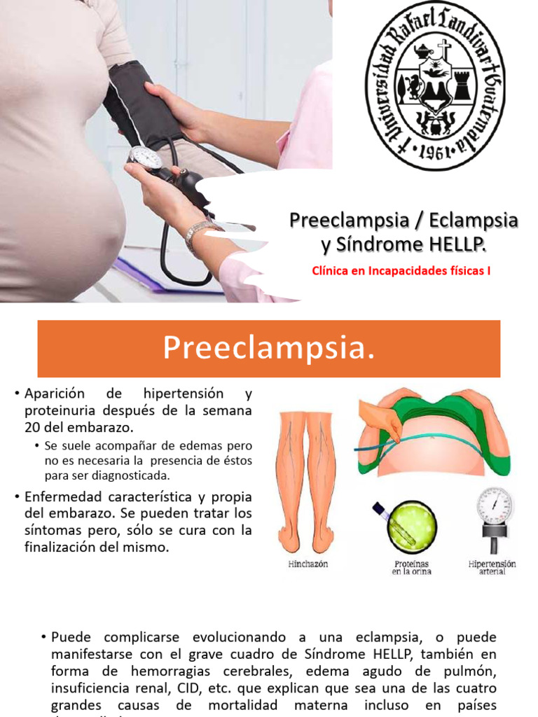 Preeclampsia y Síndrome HELLP | PDF | El embarazo | Especialidades Medicas