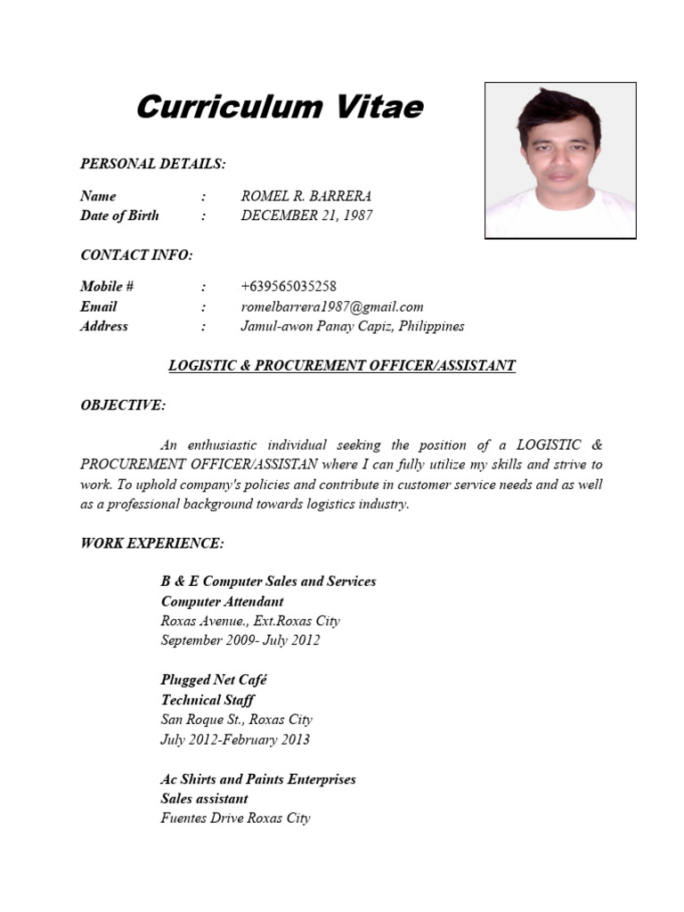 Curriculum Vitae | PDF | Computing