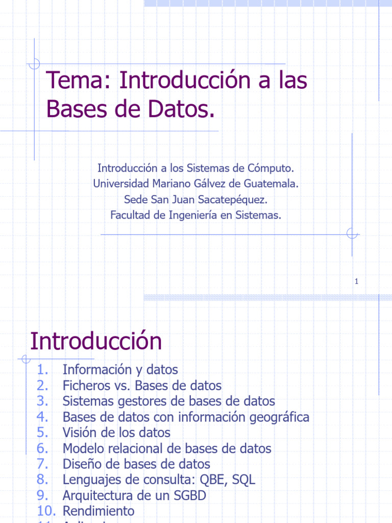 Base de Datos 10 | PDF | Bases de datos | Archivo de computadora
