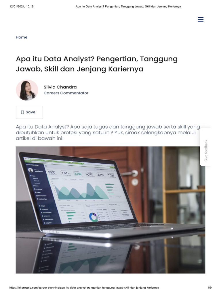 Apa Itu Data Analyst - Pengertian, Tanggung Jawab, Skill Dan Jenjang ...