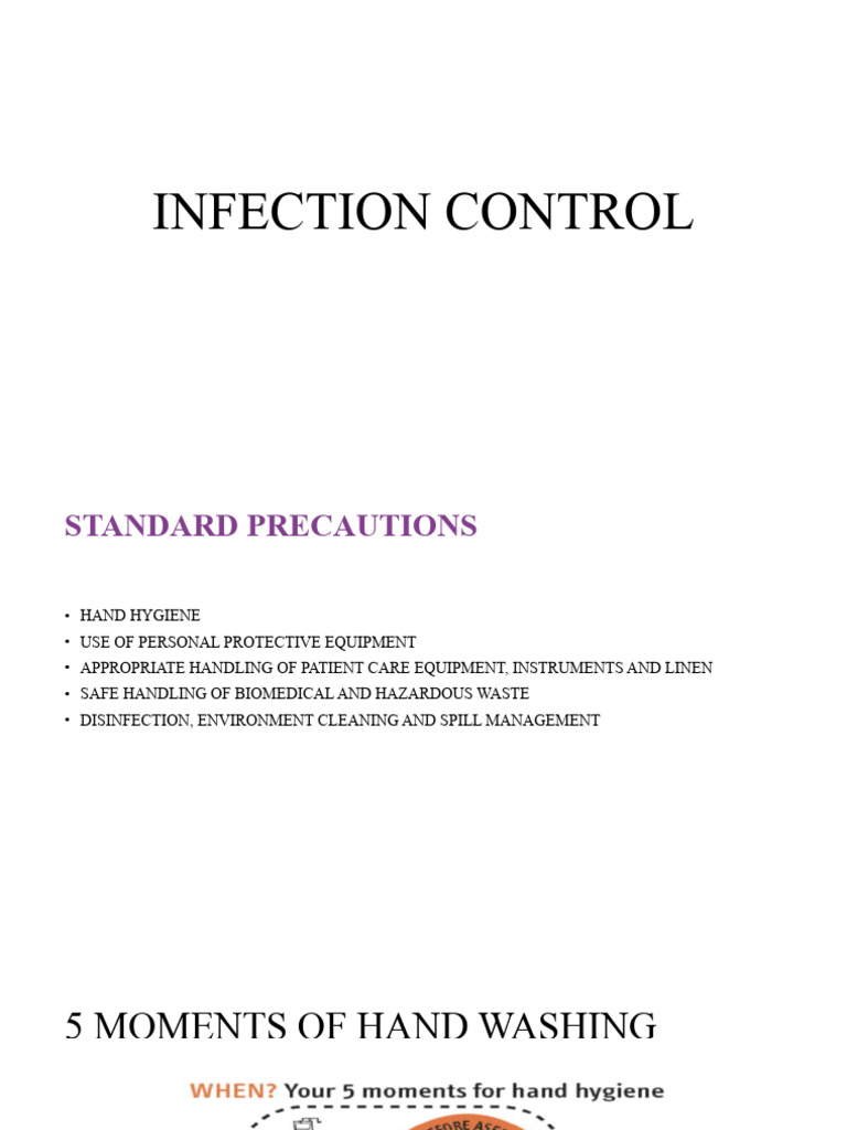 Infection Control | PDF
