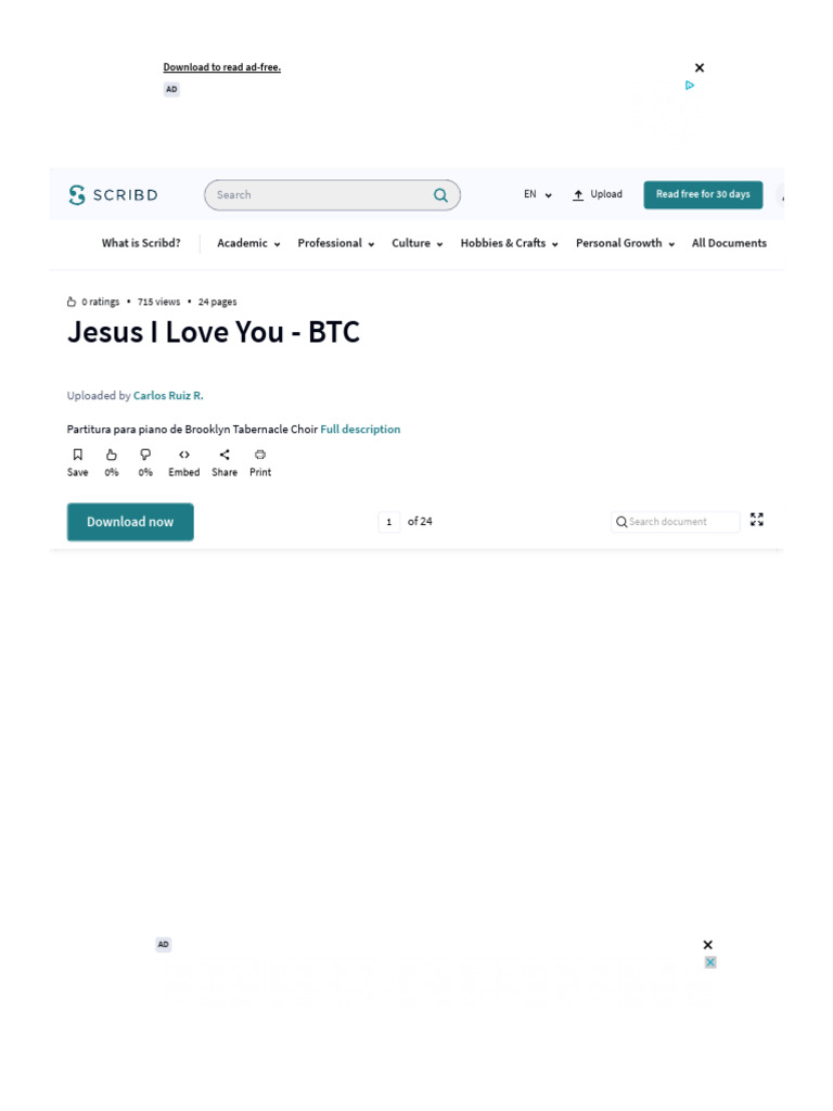 Jesus I Love You - BTC - PDF | PDF | Scribd