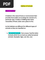 Animal Habitats Powerpoint | PDF | Predation | Habitat