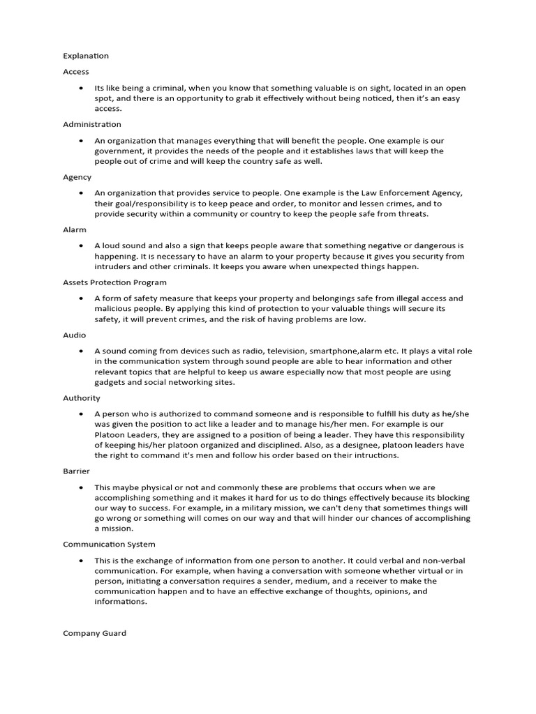 Security Concepts and Crime Prevention Guide | PDF | Communication | Computer Security