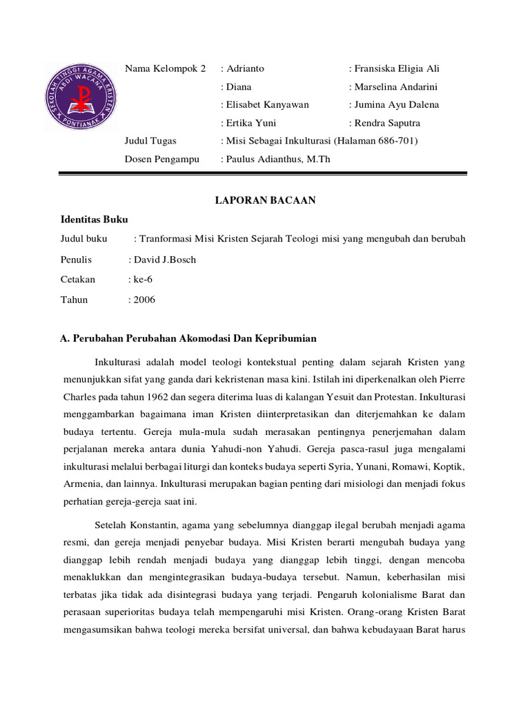 Laporan Bacaan Kelompok 2 | PDF