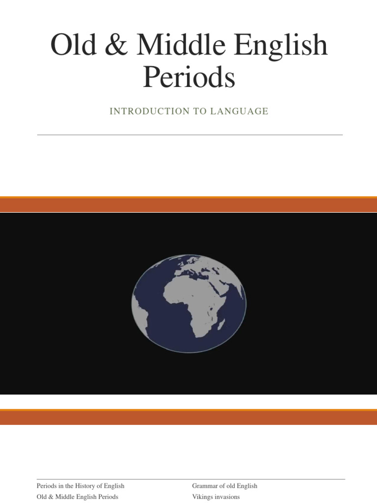 Old & Middle English Periods | PDF | Grammatical Gender | English Language
