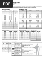 Ultimate Pants Size Guide Chart | PDF