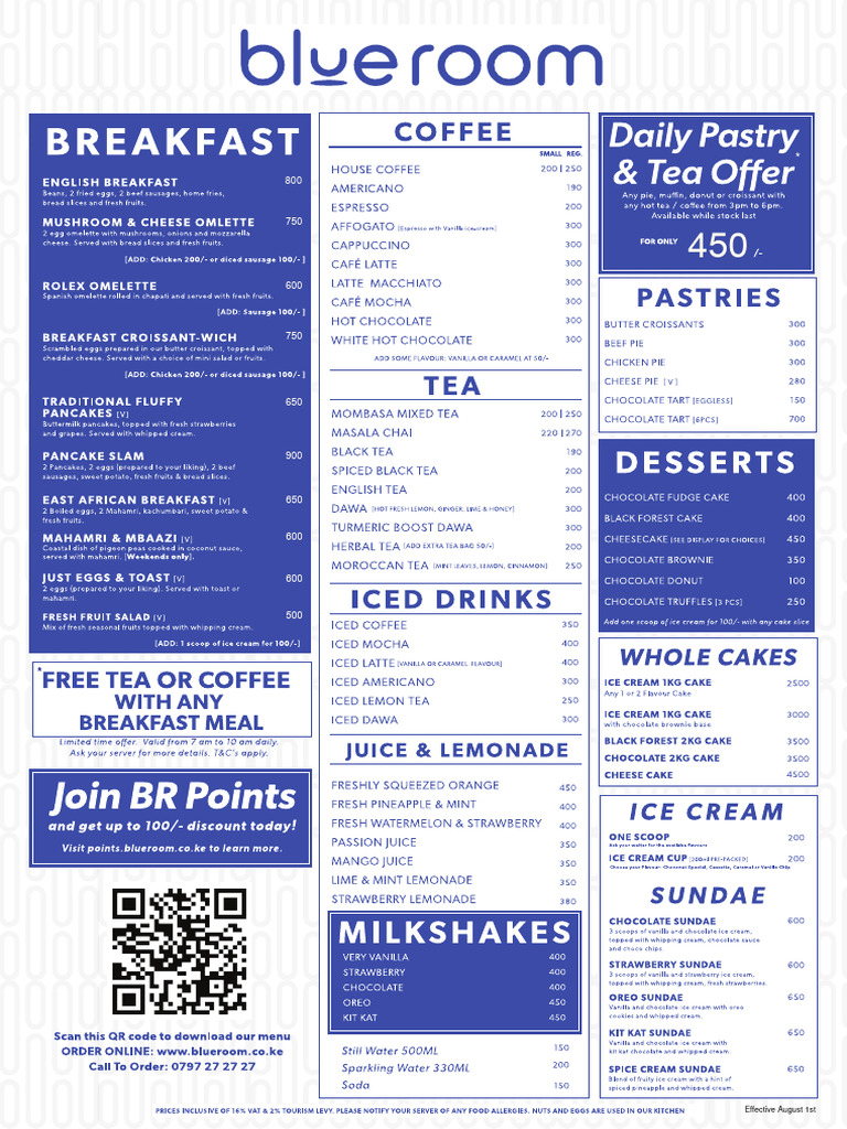 Blueroom Web Menu Complete | PDF | Cooking | Western Cuisine