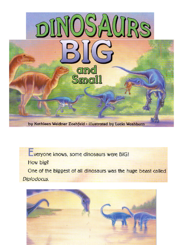 Unit12 Dinosaurs Big and Small | PDF | Social Science | Wellness