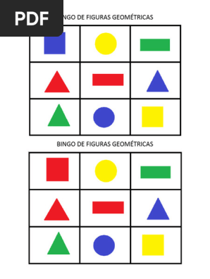 Bingo de las figuras geométricas