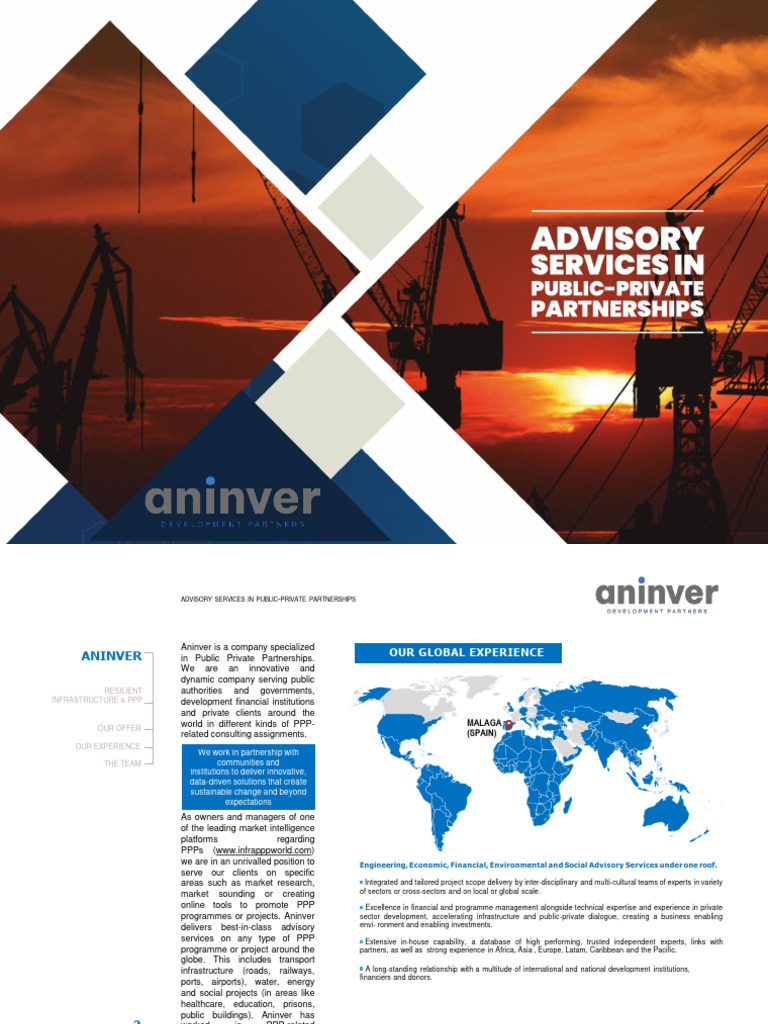 Aninver Development PPP Advisory | PDF | Public–Private Partnership ...
