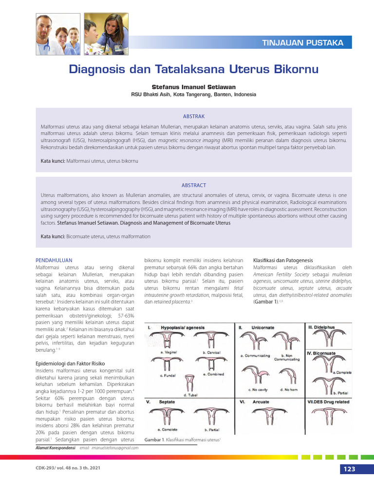 Diagnosis Dan Tatalaksana Uterus Bikornu | PDF