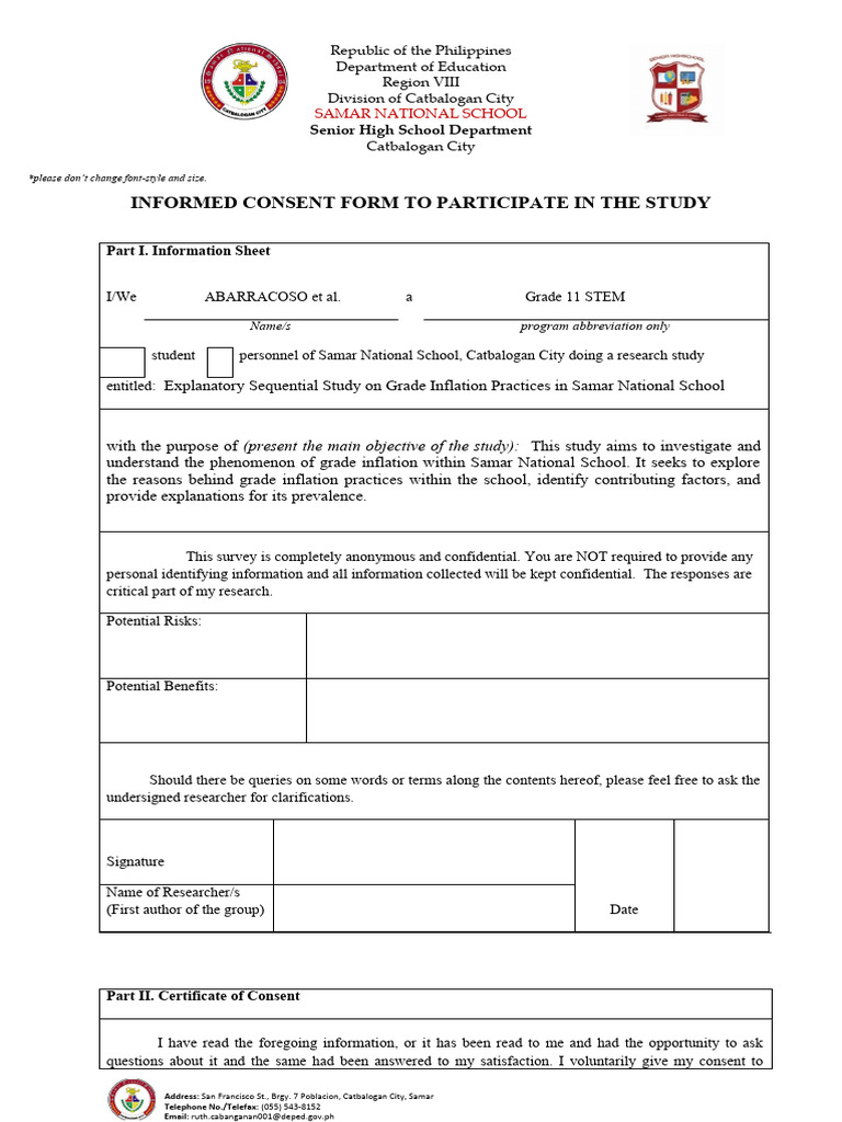 Informed Consent | PDF