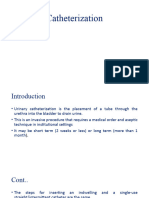 Performing Intermittent Straight Catheterization | PDF | Medical ...