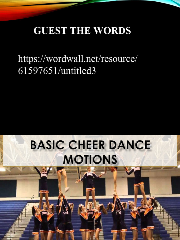 Cheerleading Skills & Benefits | PDF | Cheerleading | Dances