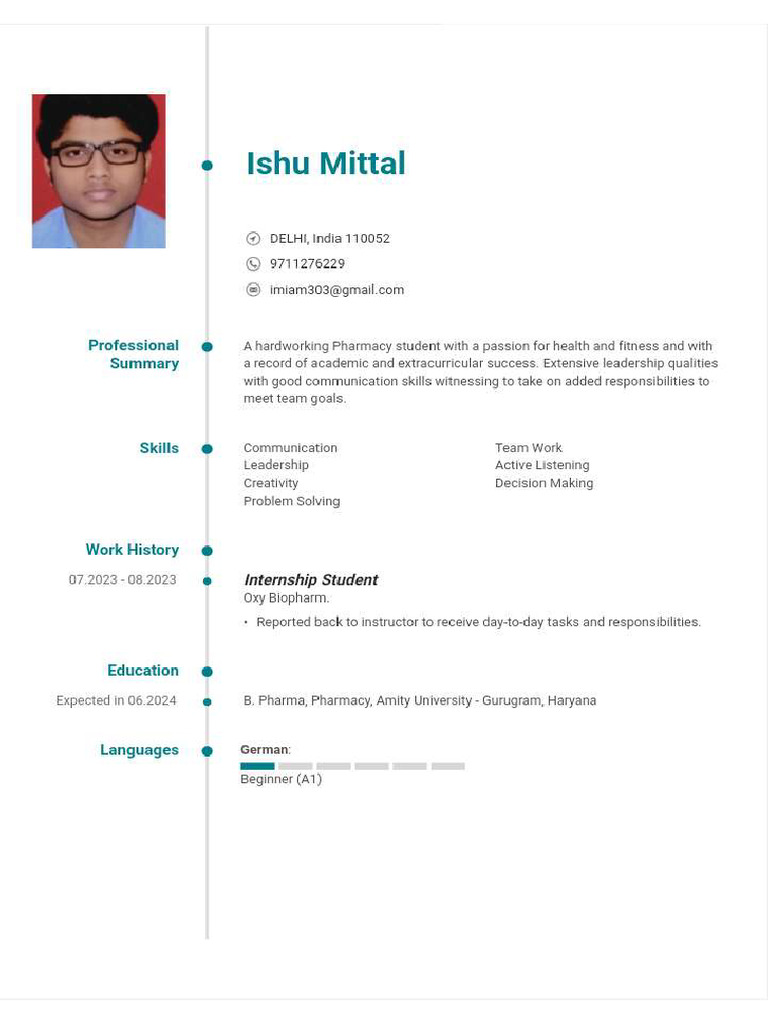 Resume - Ishu Mittal | PDF