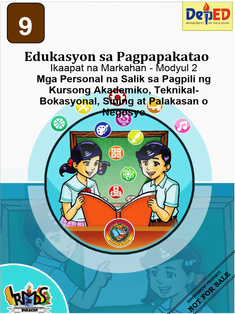 ESP 9 Q4 Module 2 Mga Personal Na Salik Sa Pagpili NG Kurso 1 | PDF