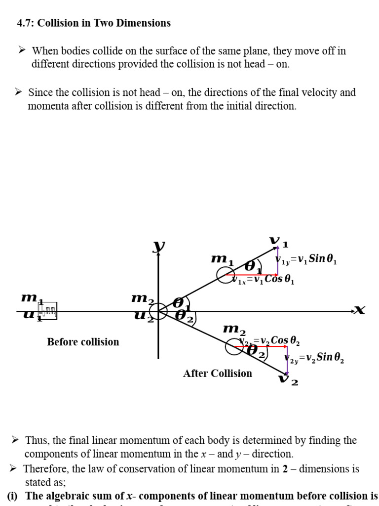 Newton's Motion Lecture 3 | PDF | Momentum | Collision