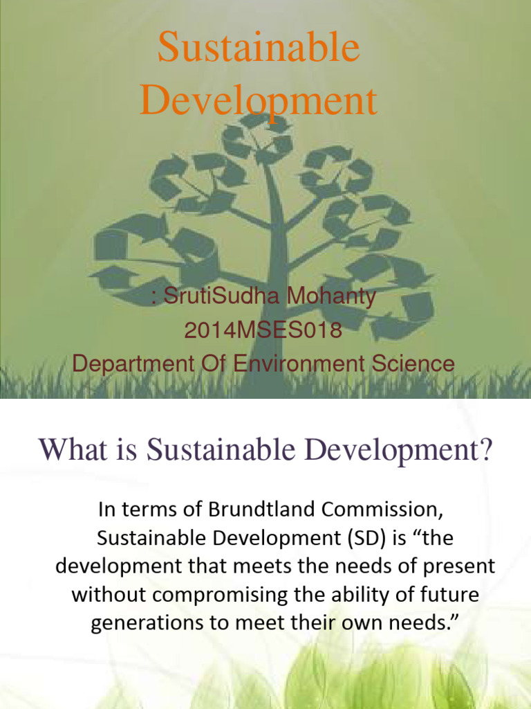 Sustainable Development Introduction | PDF | Sustainability | Resource